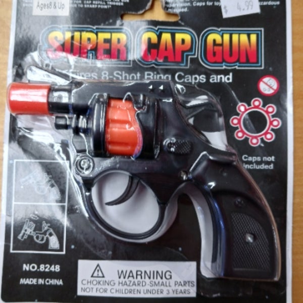 Toy super cap gun | J&L Knives and Whispering Pines
